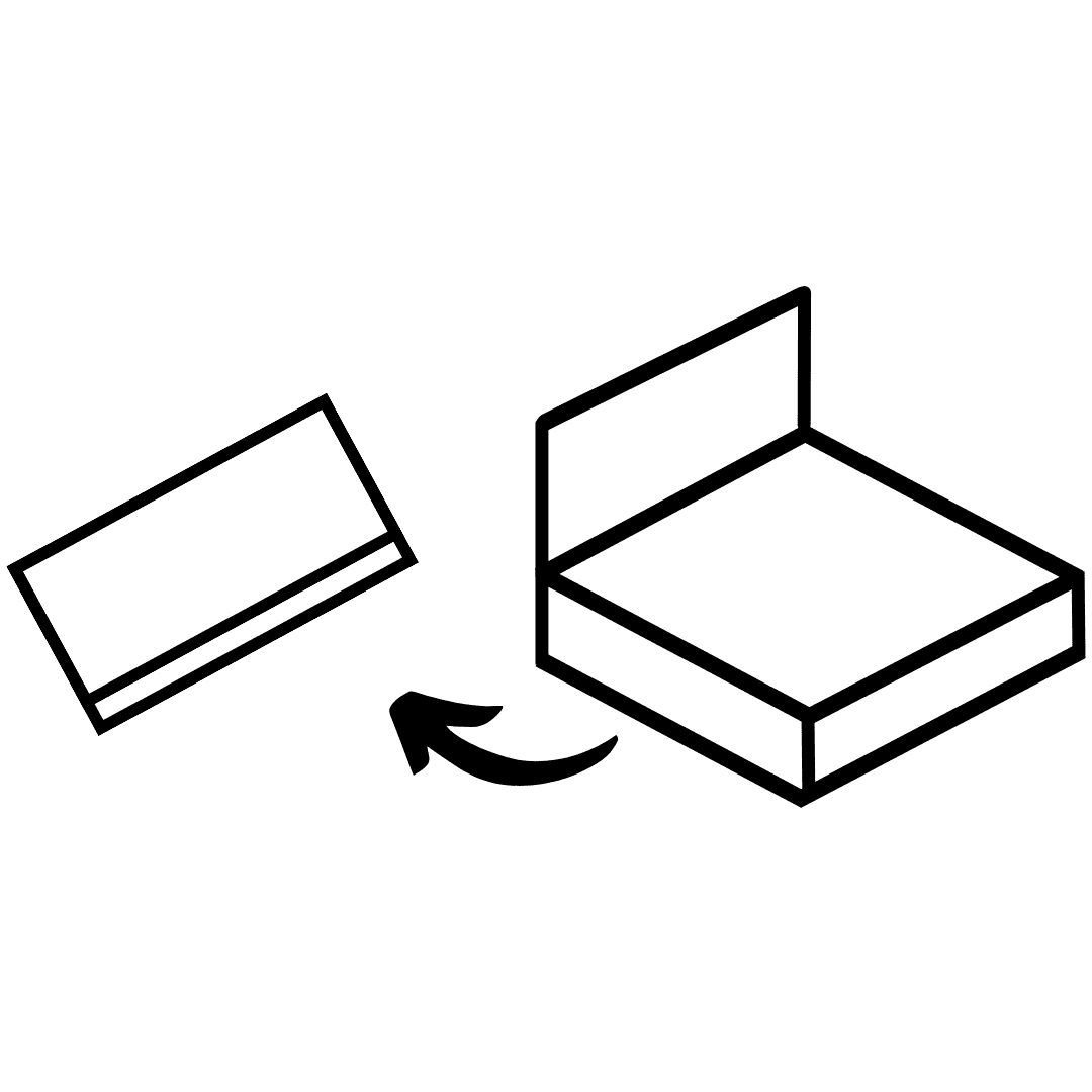 CRP 1 1/4 - Closing Flap Black | Premium Rolling Papers